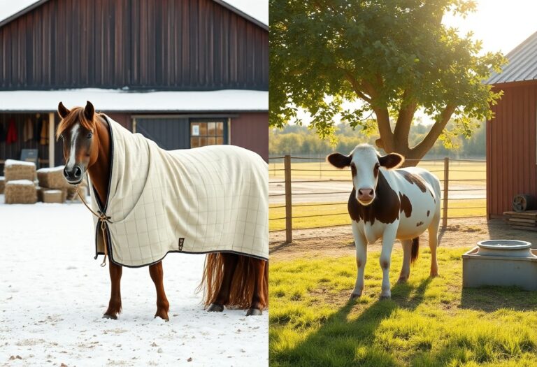 Seasonal Care for Farm Animals in Winter and Summer