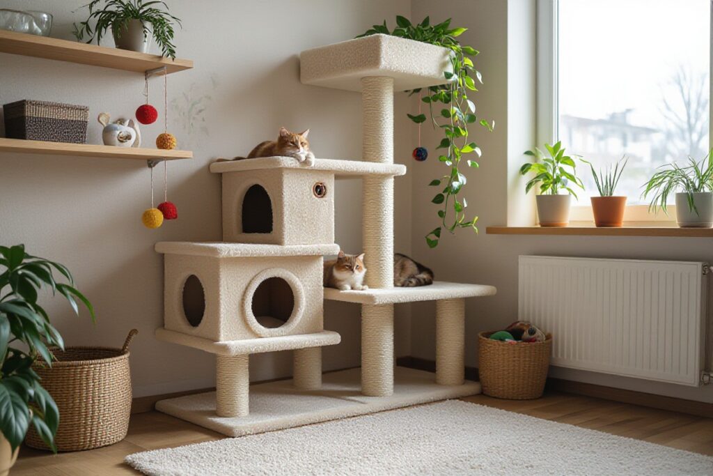 Indoor Cat Play Area Safe And Affordable DIY Setup